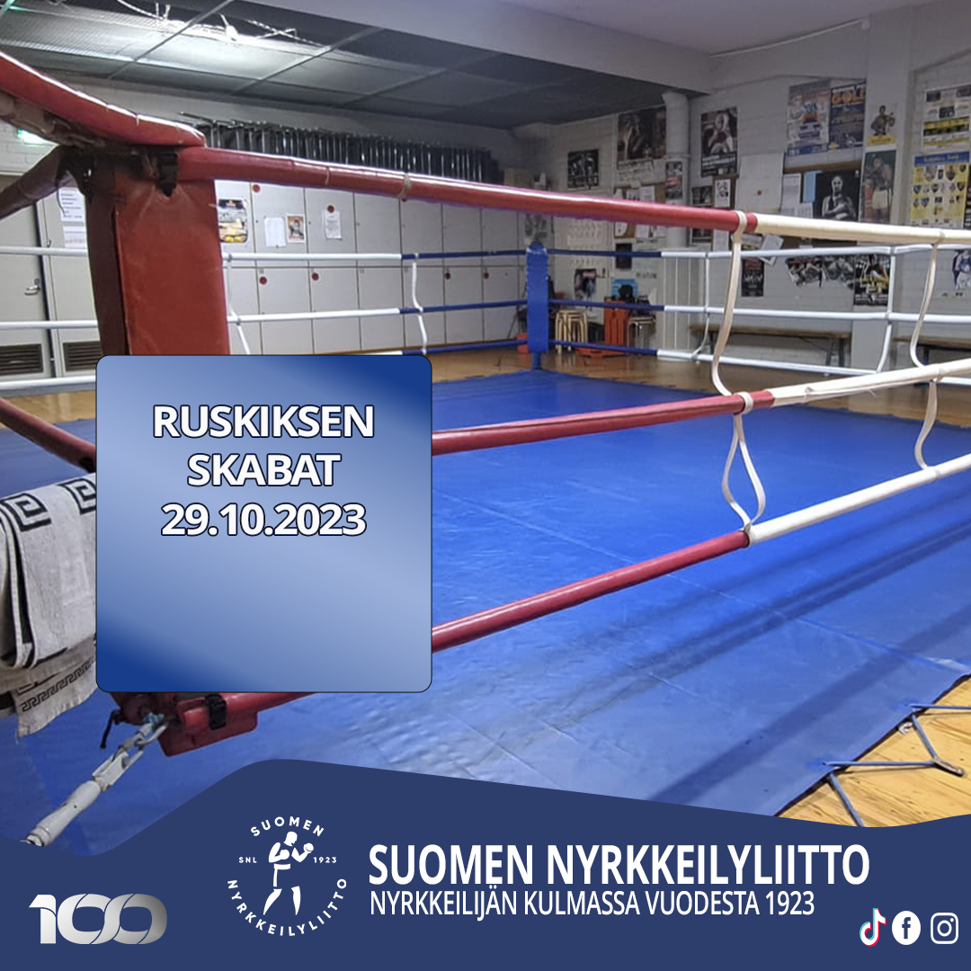 Ruskiksen skabat - Suomen Nyrkkeilyliitto Ry